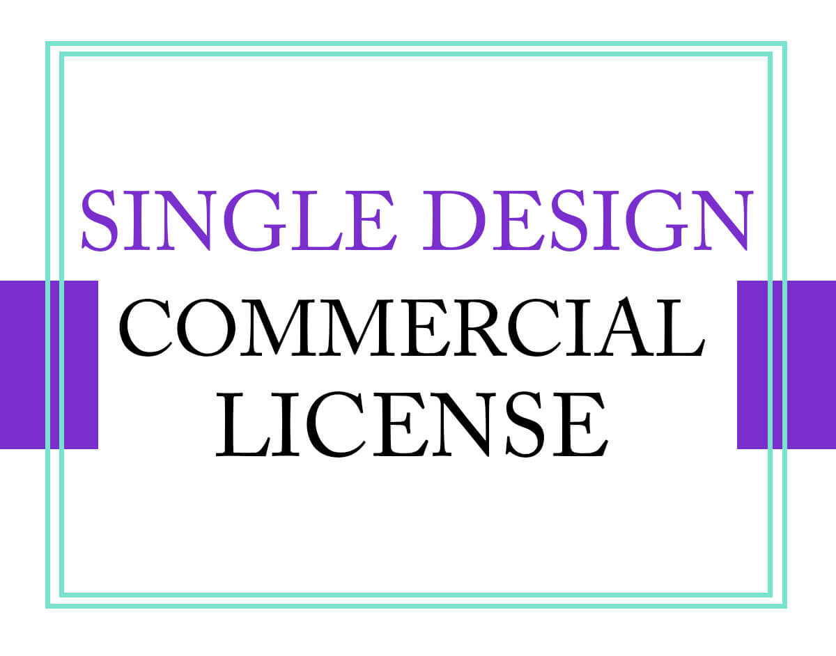Single Design Commercial License – SVG Nation